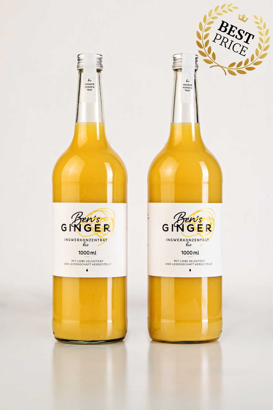 Ben's pures Bio Ingwerkonzentrat aus reinem Ingwer – Ben's Ginger ...